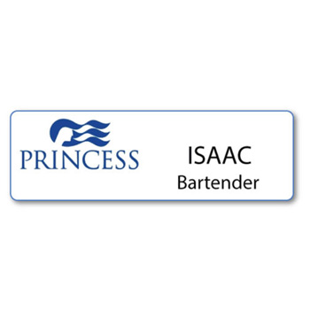Halloween Costume accessories, button and badge for Isaac the Bartender ...